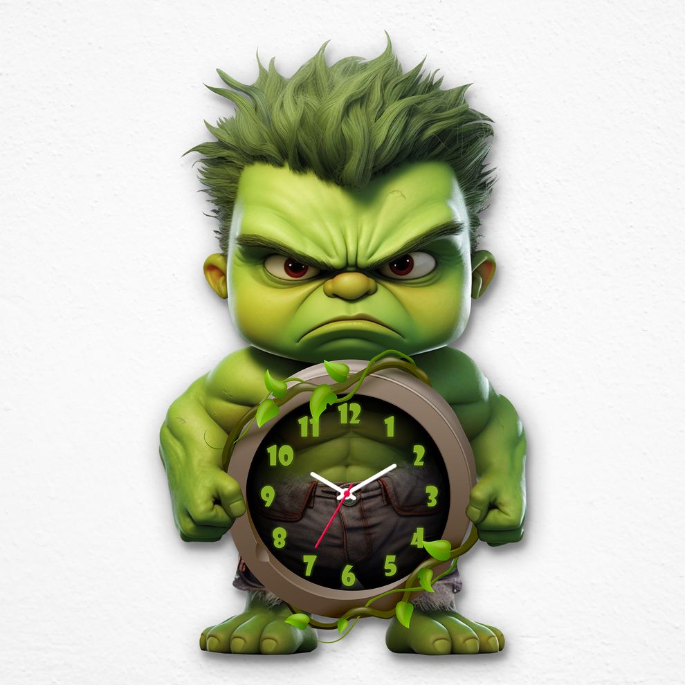 Superhero Theme Wall Clock for Kids Room - Premium Quality – FIVE KRAFT