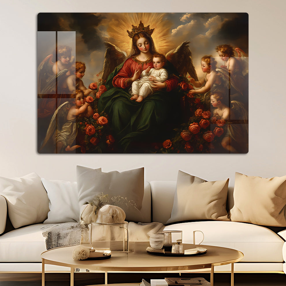 Mother Mary and Children Wall Art: Sacred and Inspiring – FIVE KRAFT