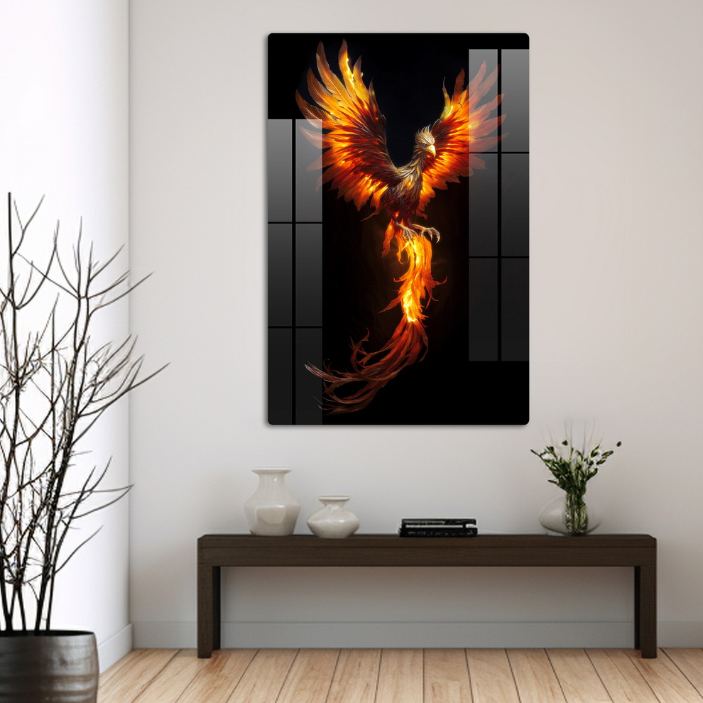 Rise Above: Phoenix Bird Vastu Wall Art – FIVE KRAFT