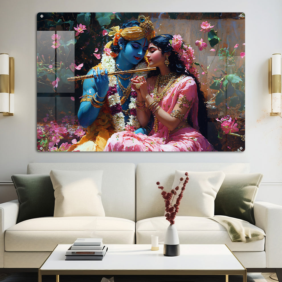 Rasik Mohan Radha Krishna Acrylic Wall Art – FIVE KRAFT