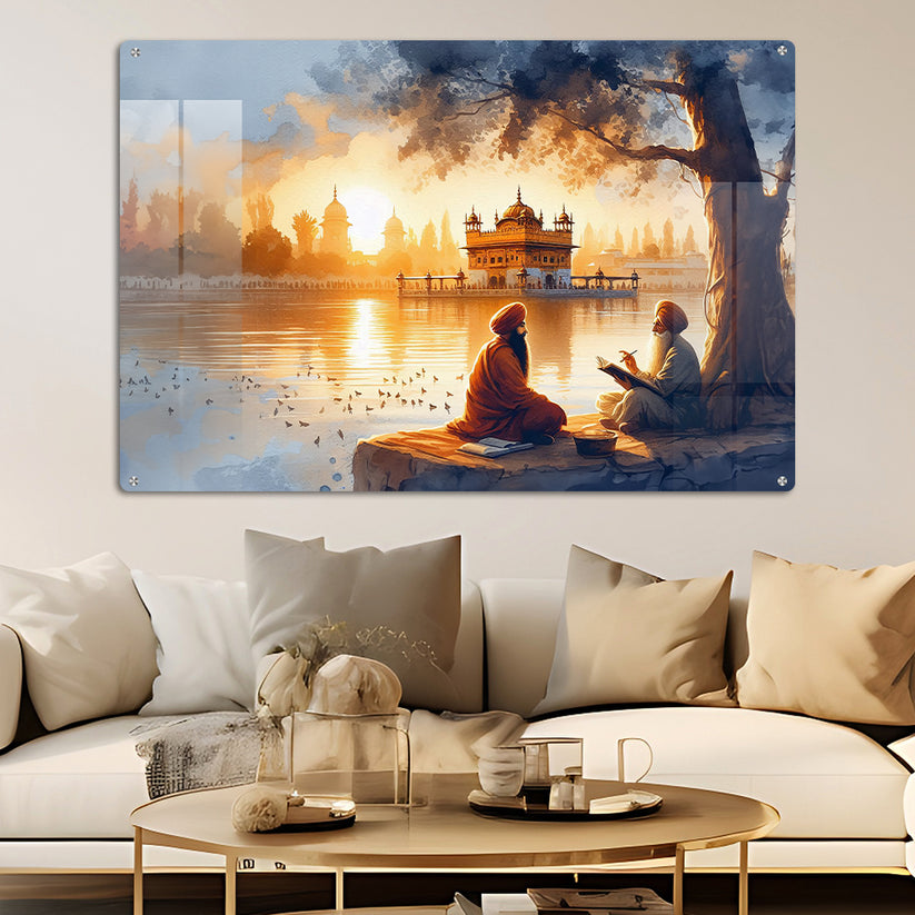 Reverence of the Golden Temple: Wall Art – FIVE KRAFT