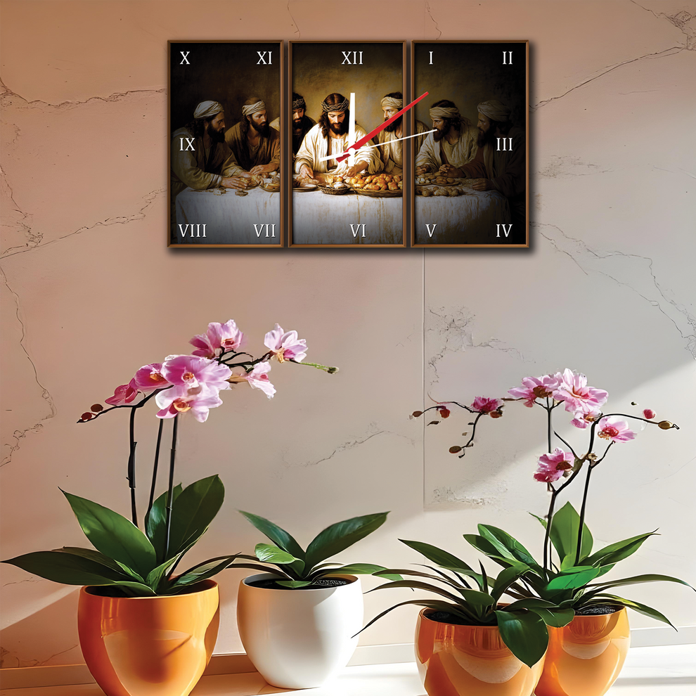 The Last Supper Wall Clock - A Timeless Masterpiece – FIVE KRAFT